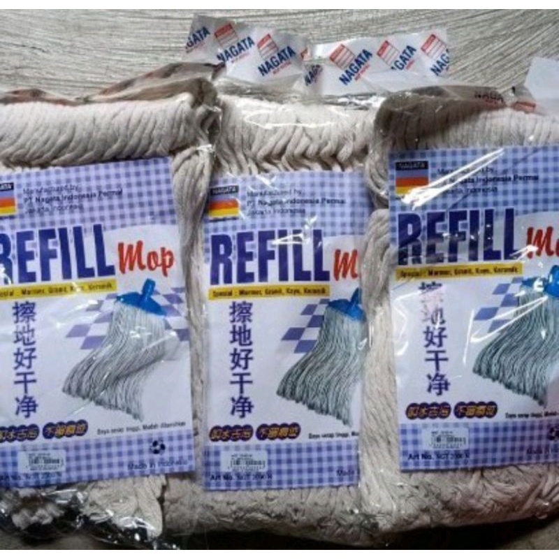 Jual Refill Mop/Refill Pel Lantai Jepit Nagata 2000N | Shopee Indonesia