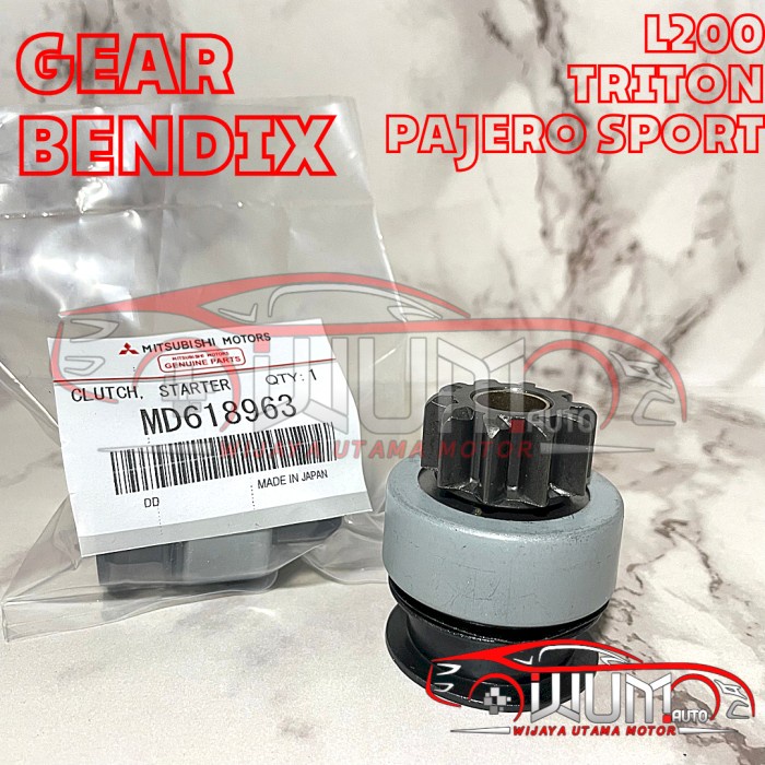 Jual GEAR BENDIX STARTER GIGI BENDIK STATER STRADA L200 TRITON PAJERO ...
