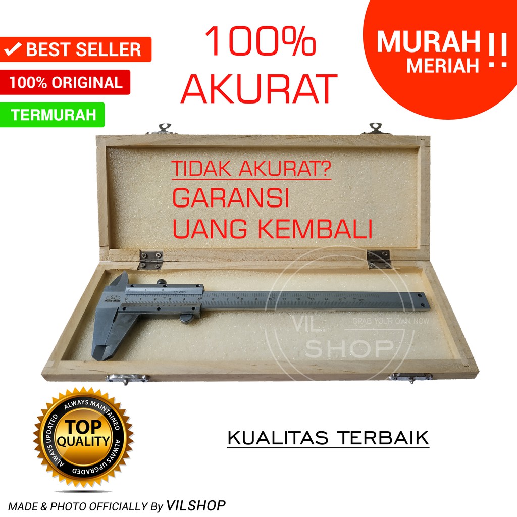 Jual SKETMAT BESI 15CM 6" / VERNIER CALIPER / JANGKA SORONG / SIGMAT ...