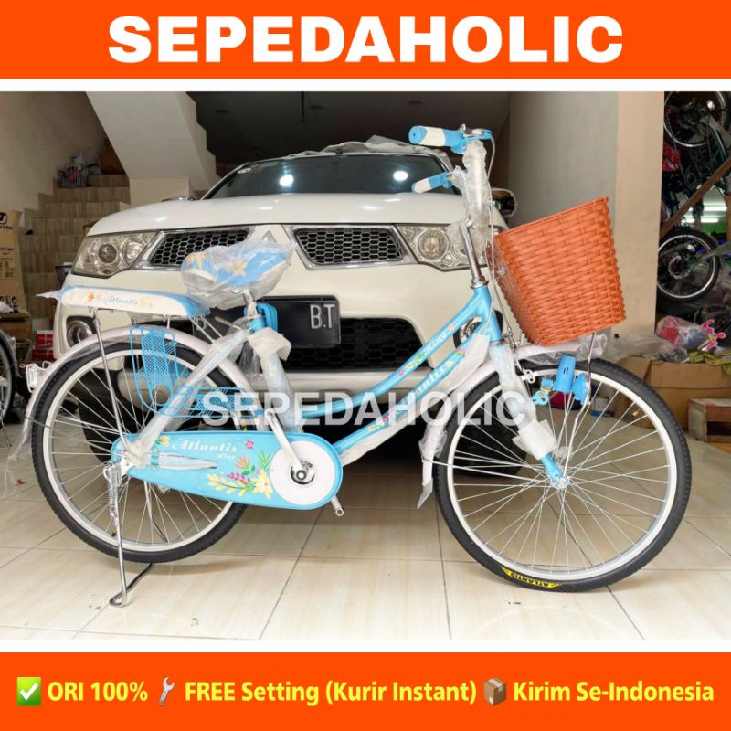 Jual Sepeda Keranjang Dewasa MINI ATLANTIS OK BATIK KING Ukuran 20 24 ...