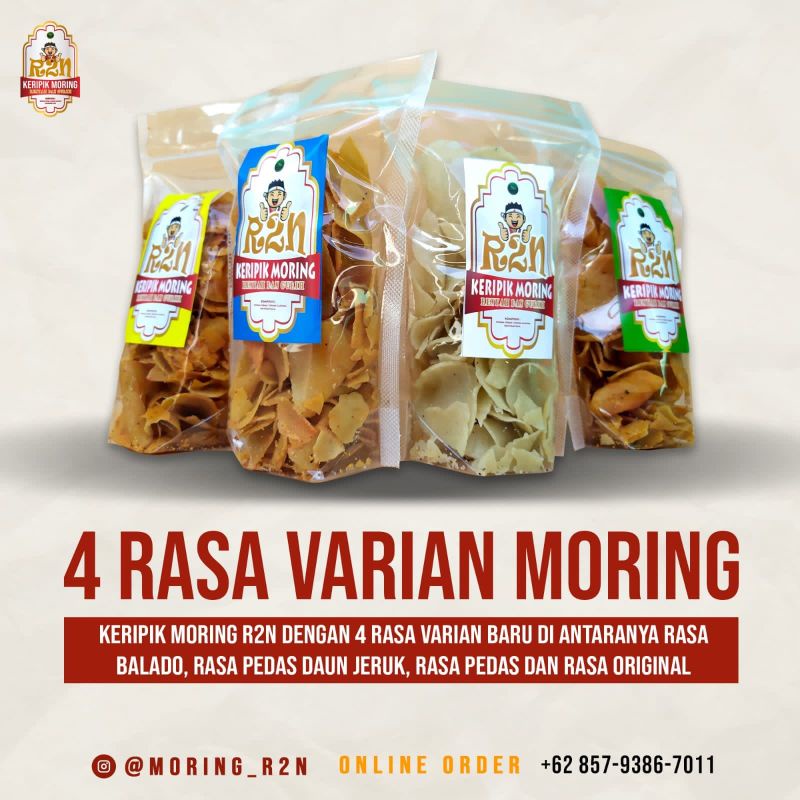 Jual Keripik Moring khas garut paket Bundling (4 pcs x100 gram ...