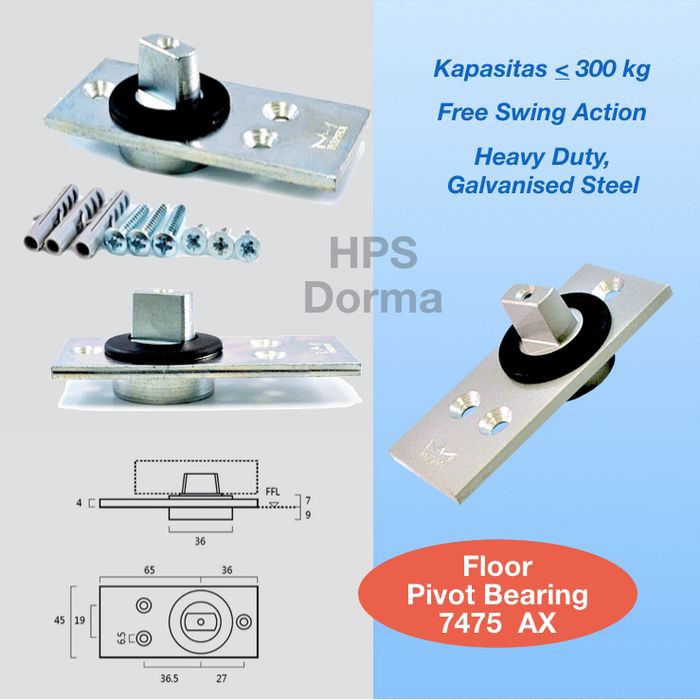 Jual Pivot Bearing 7475AX 300 kg (Engsel Lantai) | Shopee Indonesia
