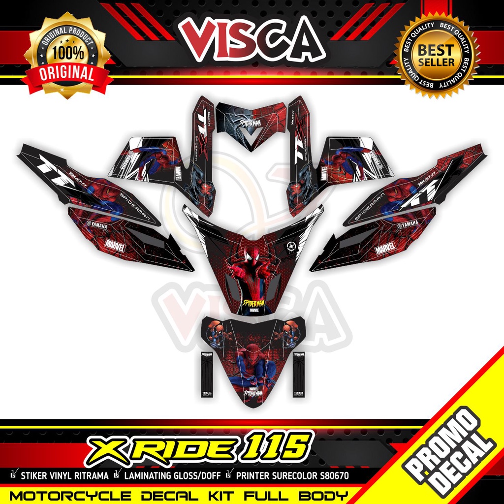 Jual Decal X Ride 115 Full Body Stiker X Ride 115 Full Body Striping X ...