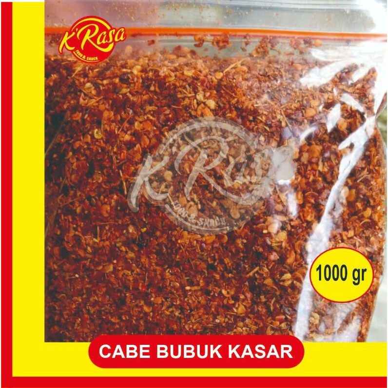 Jual Cabe bubuk kasar 1 kg , pedas, cocok sekali untuk baso aci dll ...