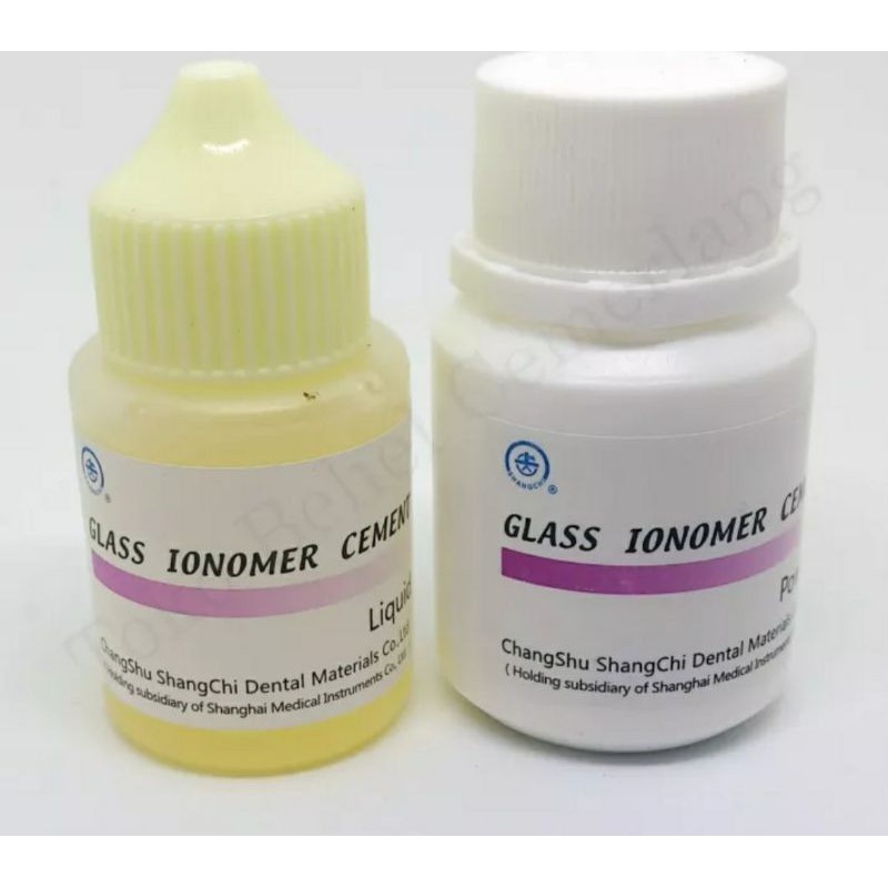 Jual GIC Glass ionomer cement powder Liquid Lem Behel gigi dental gic china Expired 2027 ...