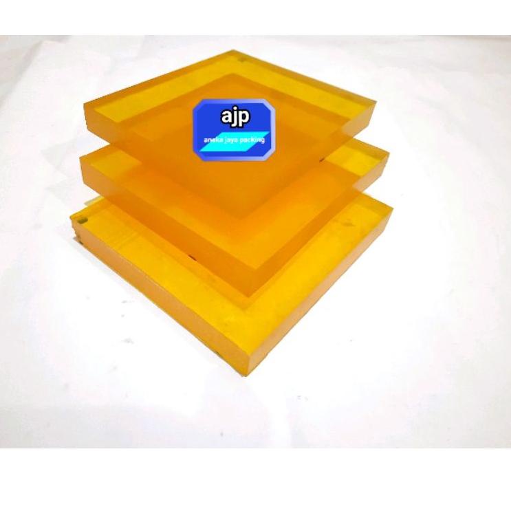 Jual polyurethane sheet 20mm x 5cm x 10cm karet pu kuning lembaran RTQ ...