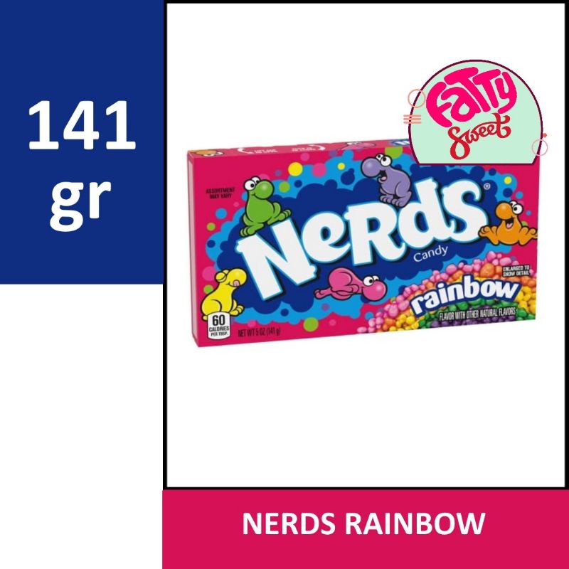 Jual Wonka Nerds Rainbow Candy 141g Permen Asem rope Pelangi wonka nerd ...