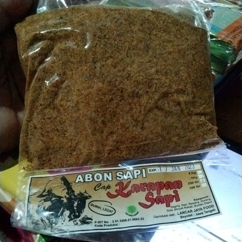 Jual Abon Sapi Cap Karapan sapi 250g | Shopee Indonesia
