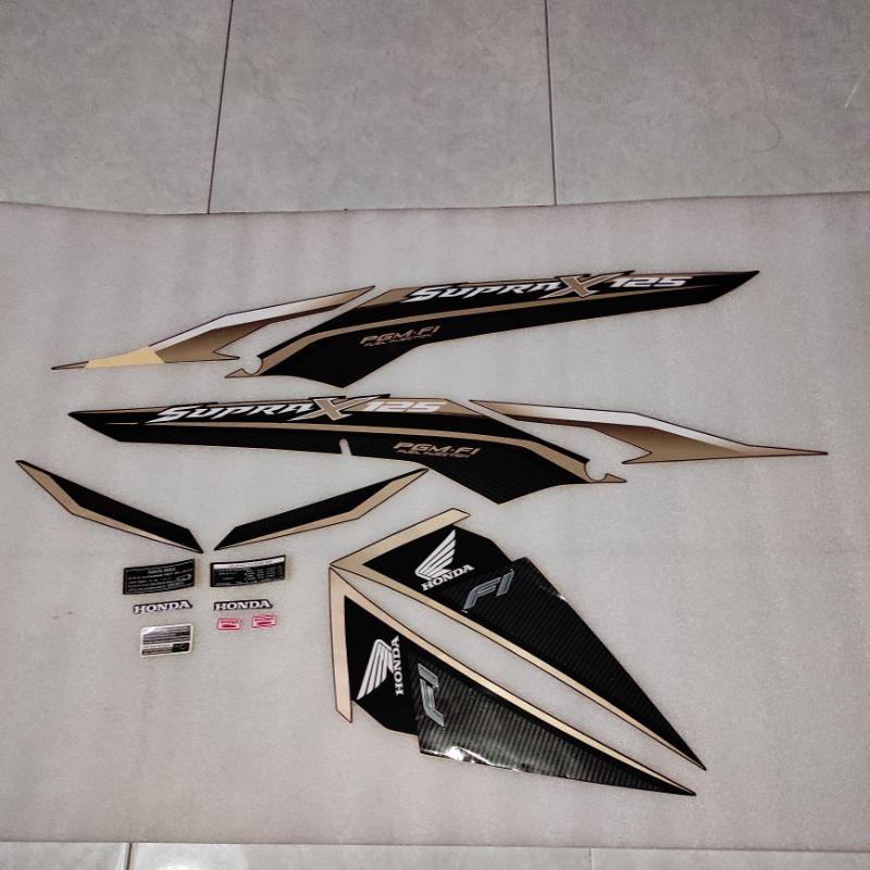 Jual stiker stripping striping decal graphic Honda Supra X 125 SupraX ...