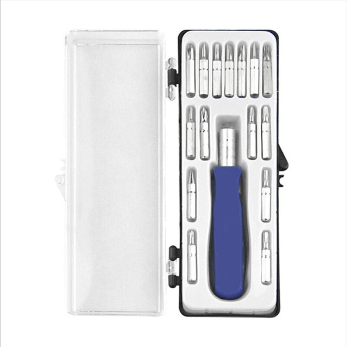Jual Obeng Set 16 in 1 Mata Mini Multifungsi Serbaguna Screw Driver HEX ...
