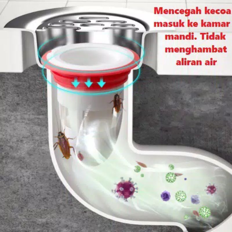 Jual Saringan Got Anti kecoa Anti bau anti mampet floor drain Saringan ...