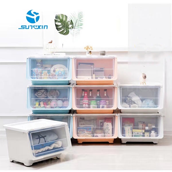 Jual Sunxin - Container Box Plastik Kotak Penyimpanan Susun Makanan ...