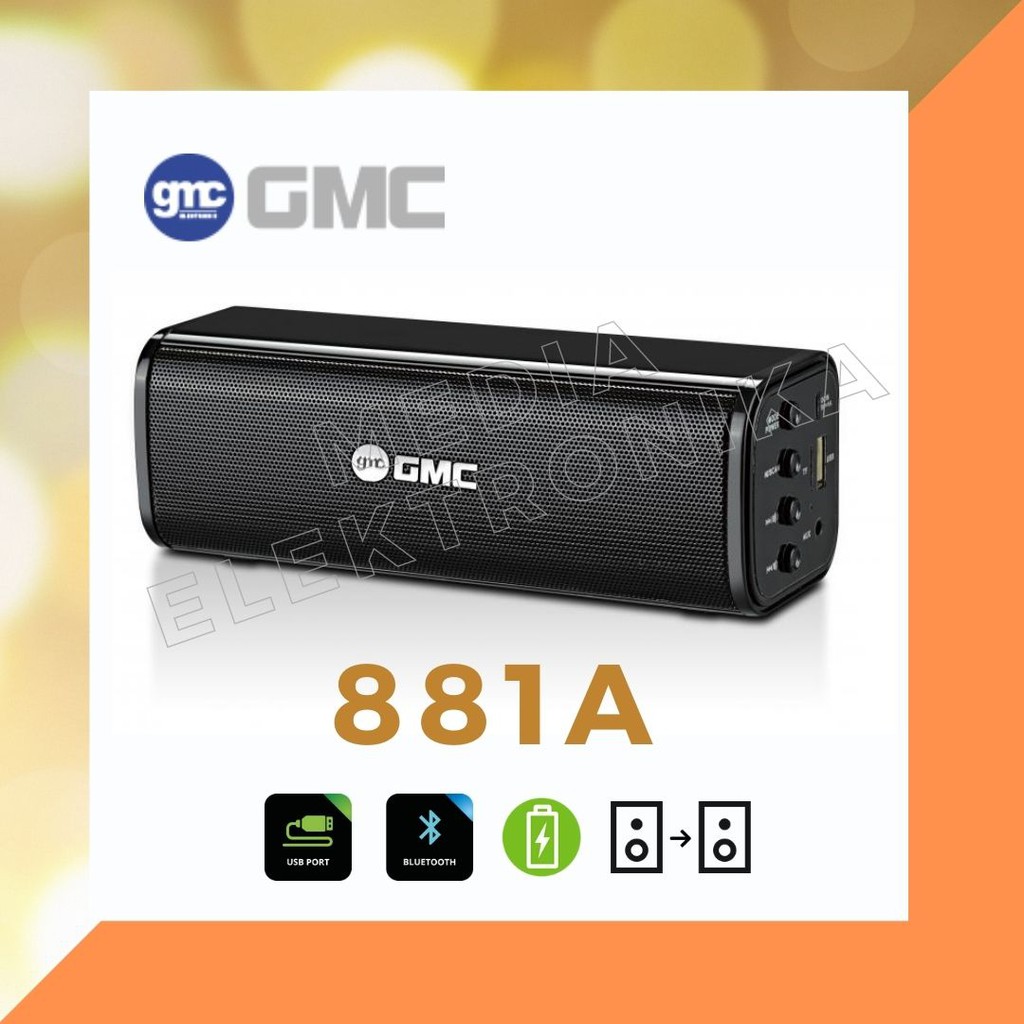 Jual Speaker bluetooth Gmc 881A | Shopee Indonesia