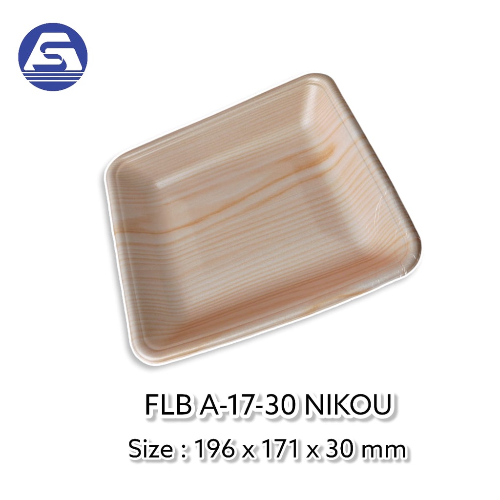 Jual Styrofoam Tray Daging FLB-A17-30 Motif Kayu 100 pcs/pack | Shopee Indonesia
