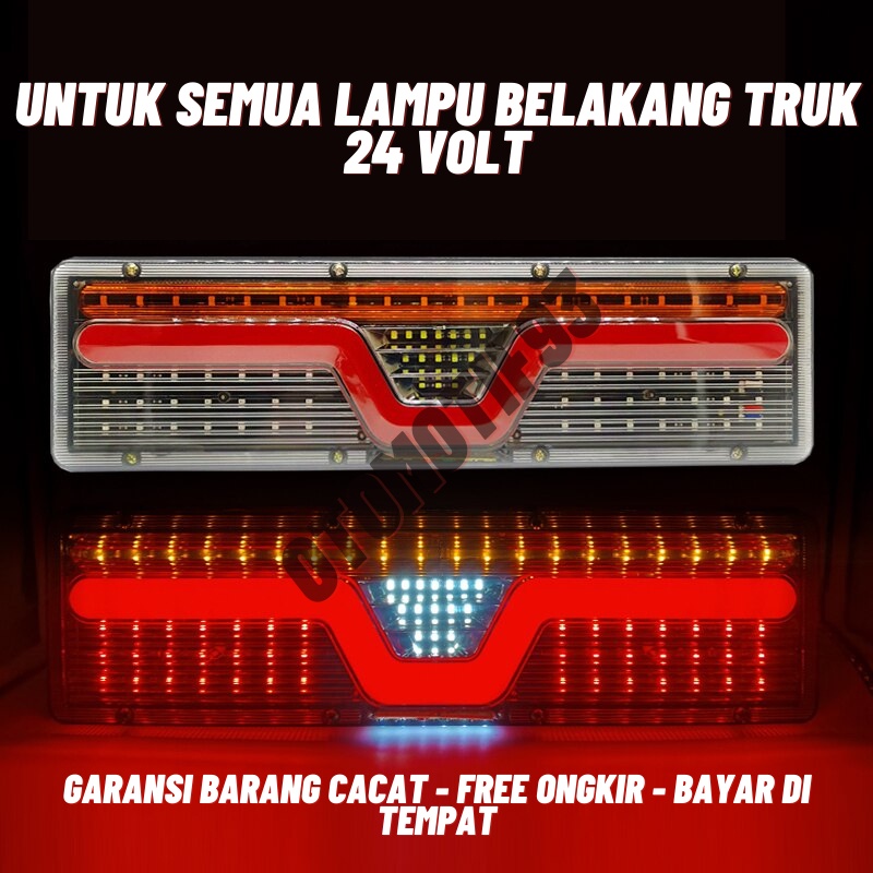 Jual Lampu Stoplamp Belakang Sein Mundur Rem Stop Lamp Mobil Truk Truck ...