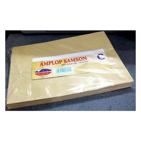 Jual Amplop/Envelope/Surat Coklat Casing C 18×28cm 100 Lembar | Shopee ...