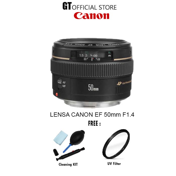 Jual LENSA CANON 50MM F1.4 USM | Shopee Indonesia