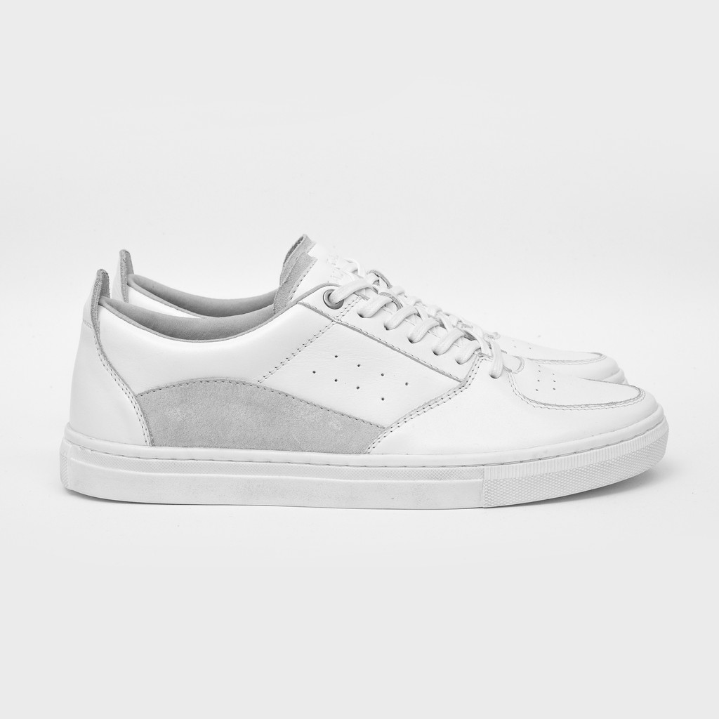 Jual KALVERT - Alex Sepatu Sneakers Kulit Pria Putih | Shopee Indonesia