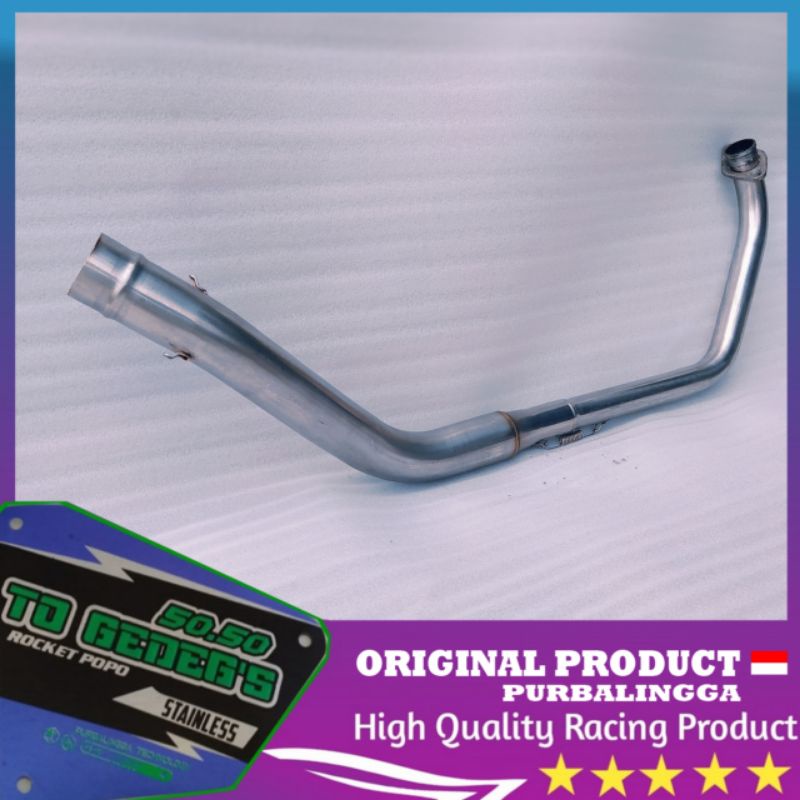 Jual Knalpot Motor stainless stell R15 vva V3 mt15 V4 bending full rool ...