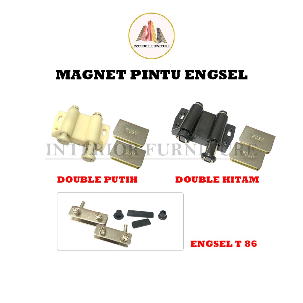 Jual Engsel Single Magnet Pintu Kaca Singel & Double / Magnet Singel ...
