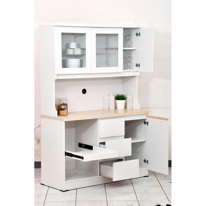 Jual Offo Living - Kitchen Set Lemari Sayur Lemari Dapur Rak Piring ...