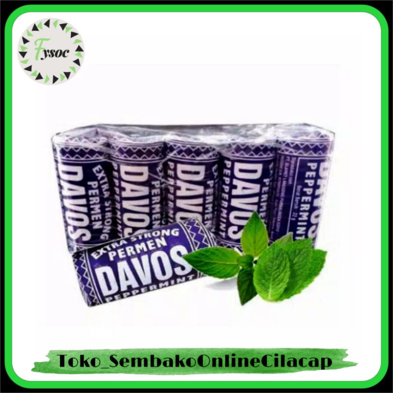 Jual PERMEN DAVOS ROLL BIRU PELEGA TENGGOROKAN RASA MINT | Shopee Indonesia
