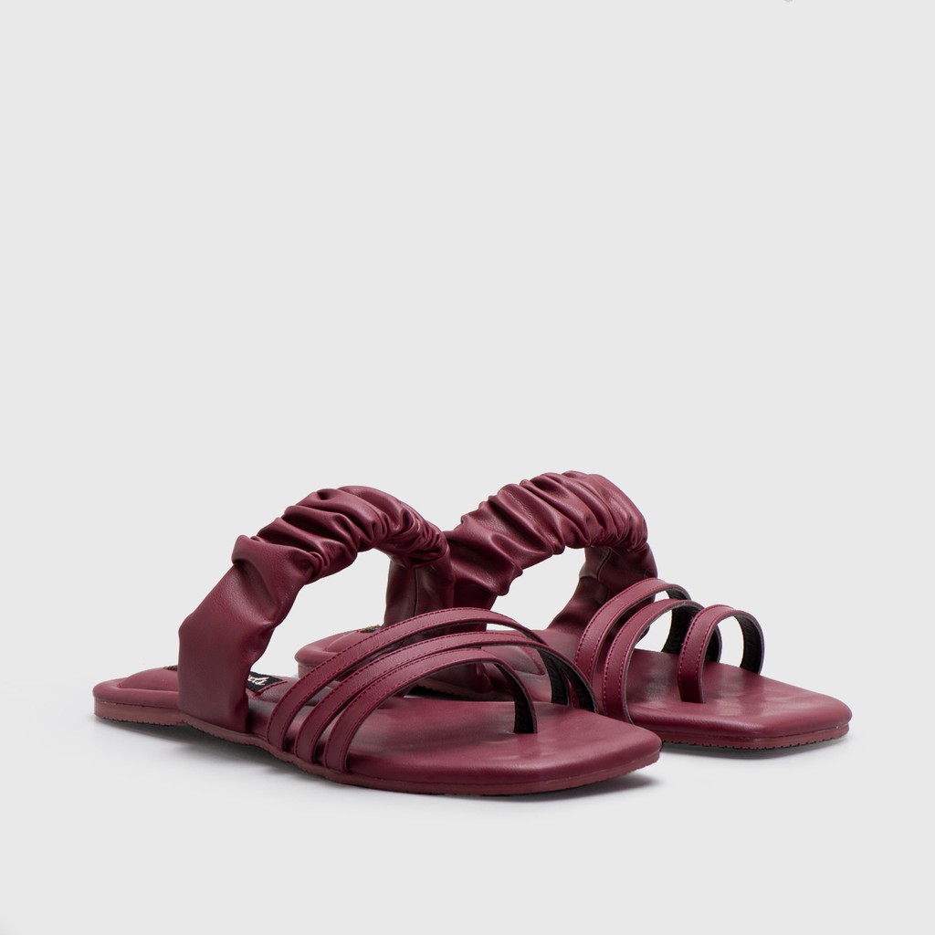 Jual Adorableprojects Seil Sandal Maroon Sendal Wanita Shopee Indonesia