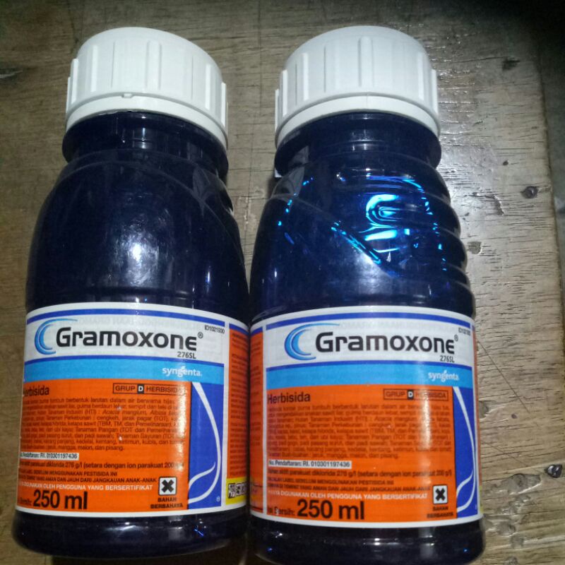 Jual racun rumput GRAMOXONE 276sl ukuran 250ml | Shopee Indonesia