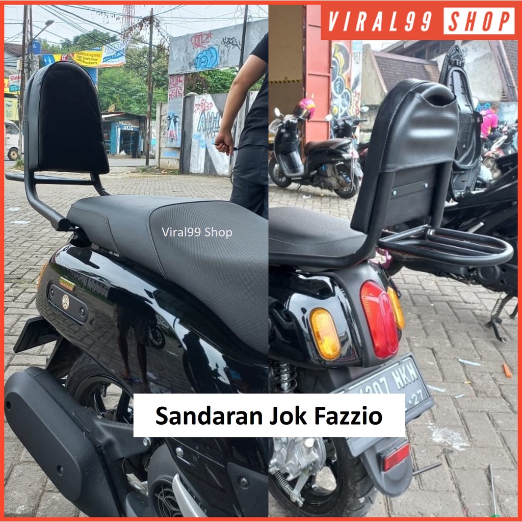Jual Sandaran Jok Motor Yamaha FAZZIO 2022 2023 | Shopee Indonesia