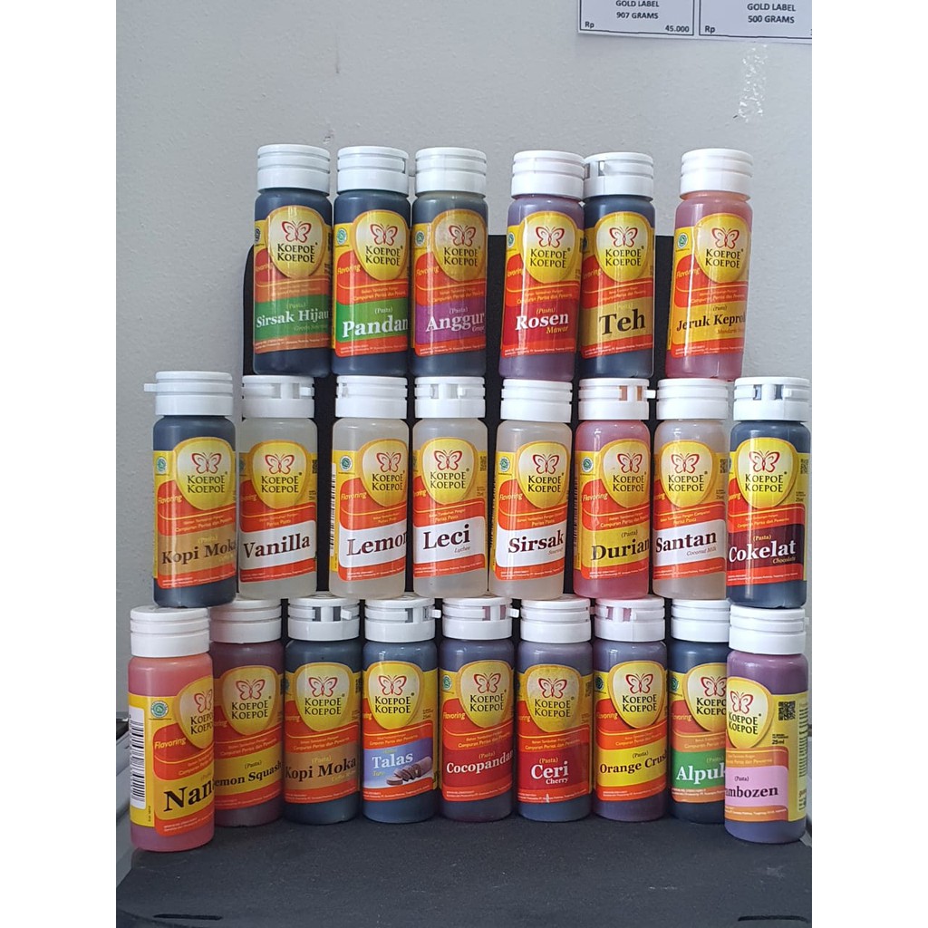 Jual PASTA KOEPOE KOEPOE | PEWARNA DAN PERASA MAKANAN KUE 25 ML ...
