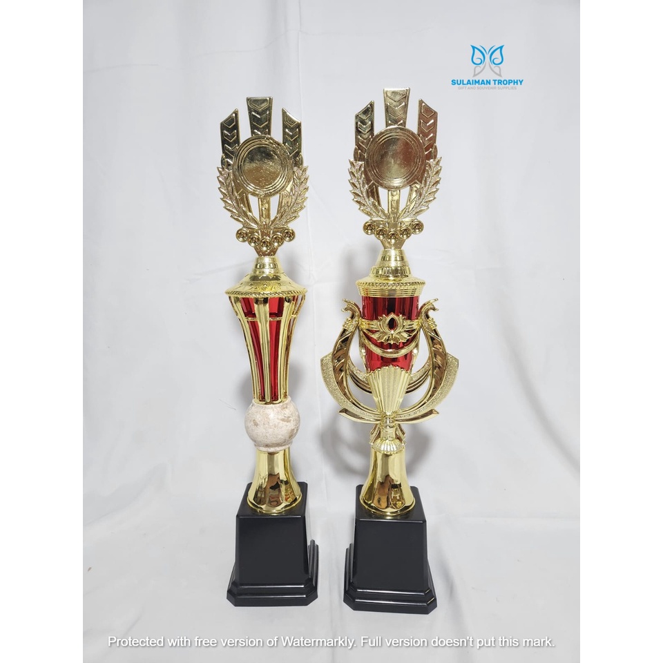 Jual Piala / Trophy Murah seri 3 Satuan dengan tulisan logo pita ...