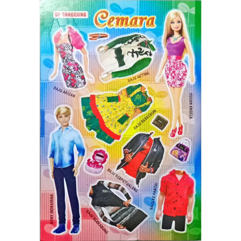 Jual [BISA COD] PAPER DOLL SIZE TANGGUNG 13CM X 20CM ISI 5 LEMBAR ...