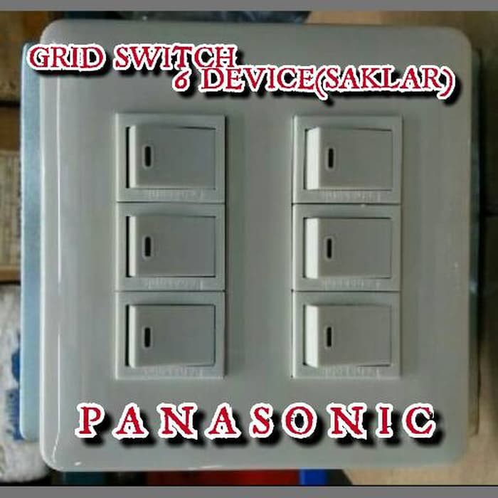 Jual Promo Grid switch panasonic dgn 6 saklar | Shopee Indonesia