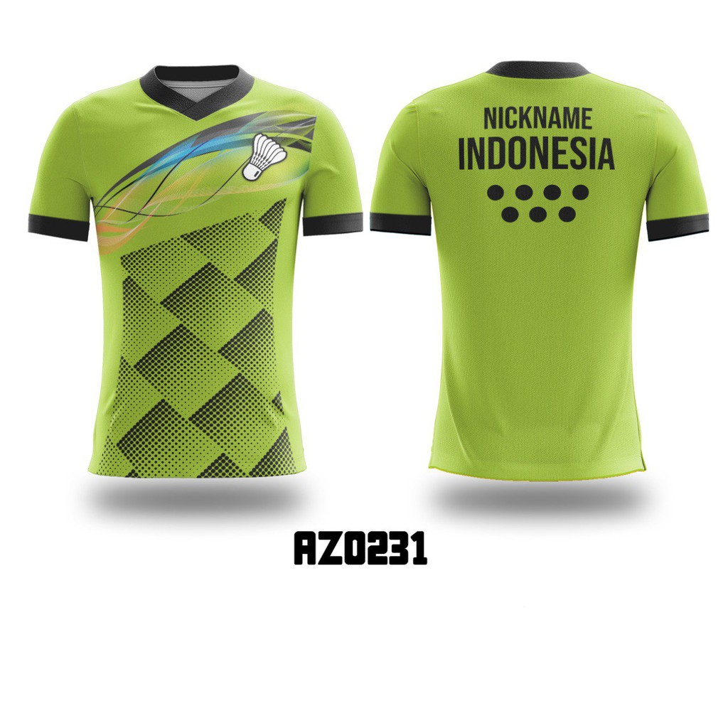 Jual JERSEY BADMINTON BAJU BULU TANGKIS PREMIUM BAHAN DRY FIT BENZEMA ...