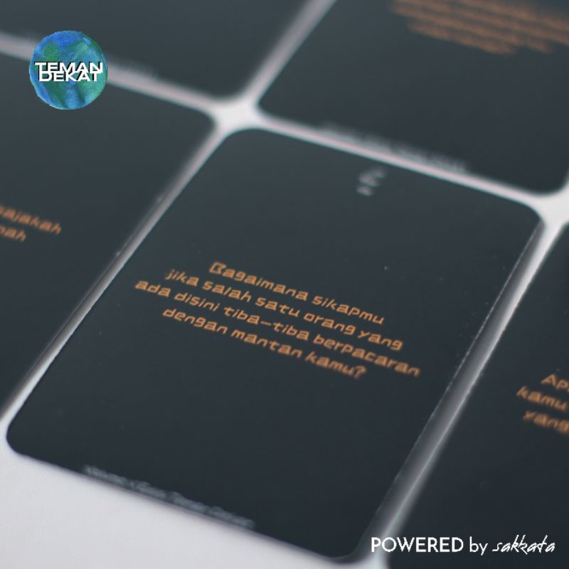 Jual Kartu Pertanyaan Deep Talk Edisi Teman Dekat - Permainan Kartu - Card Game - Deep Talk ...