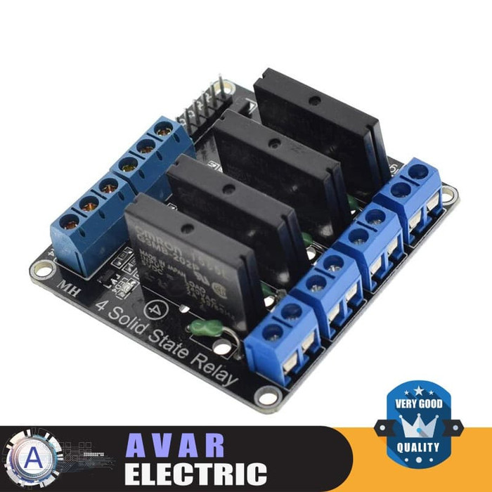 Jual Solid State Relay 4 ch Channel High Level Trigger Arduino Module ...