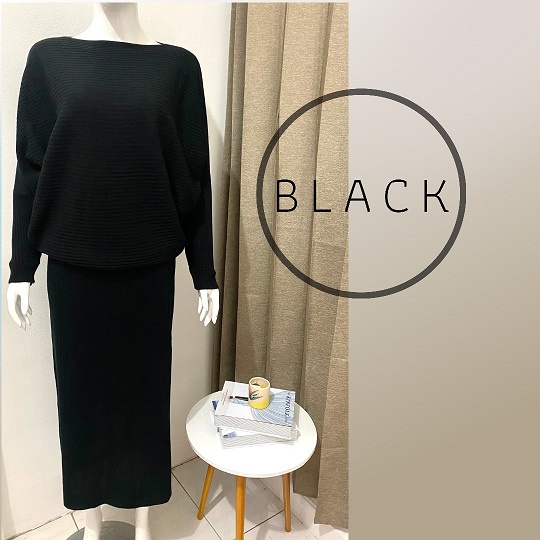 Jual SETELAN RAJUT / ONE SET RAJUT / BLOUSE BAJU RAJUT BATWING / ROK ...