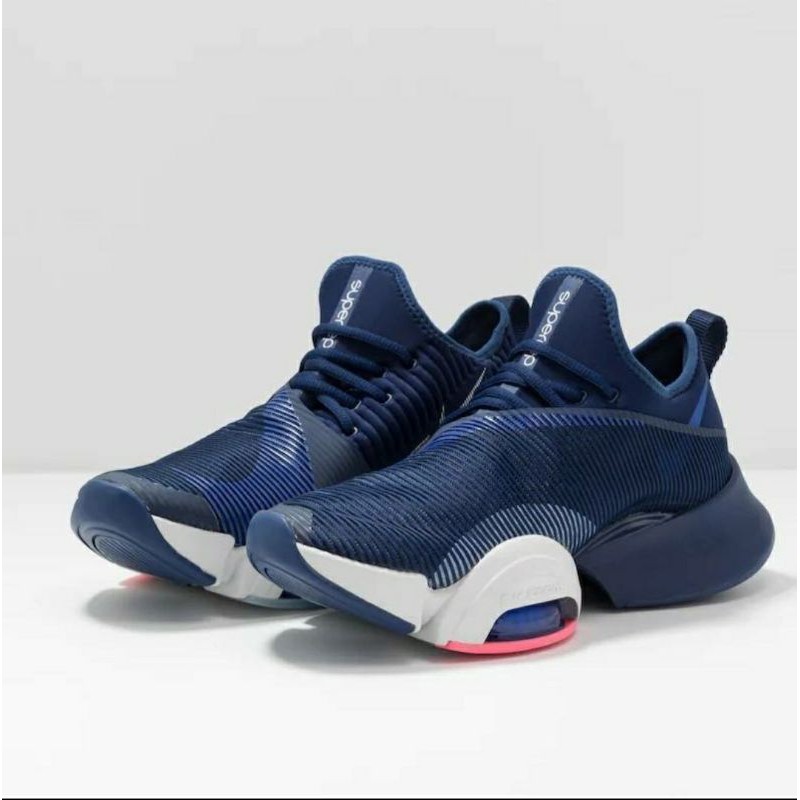 Jual Sepatu Nike Air Zoom Superrep Navy White Pink Buat Cewek | Shopee ...