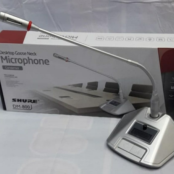 Jual MIC MEJA SHURE DM800 PODIUM MEETING BISA BELL ATAU NON BELL ...