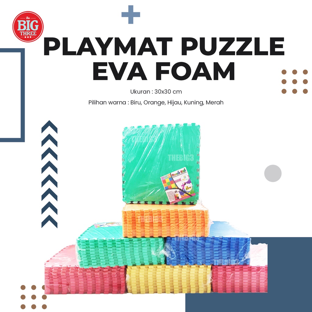 Jual Karpet Puzzle Kids Evafoam 30x30 cm Tebal 1 cm Alas Lantai Playmat ...