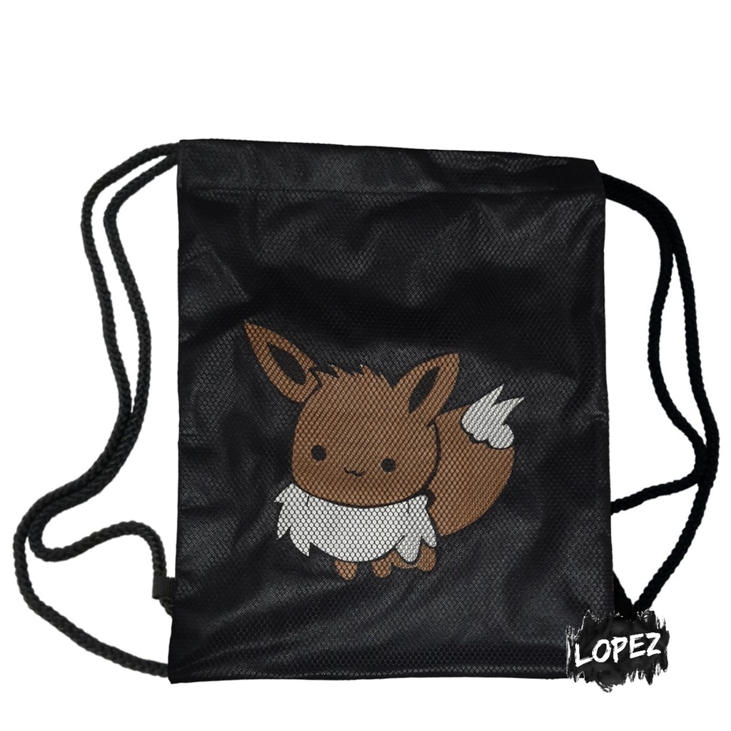 Jual Tas Jaring Eevee Chibi Pokemon Go / Backpack Flareon Jolteon ...