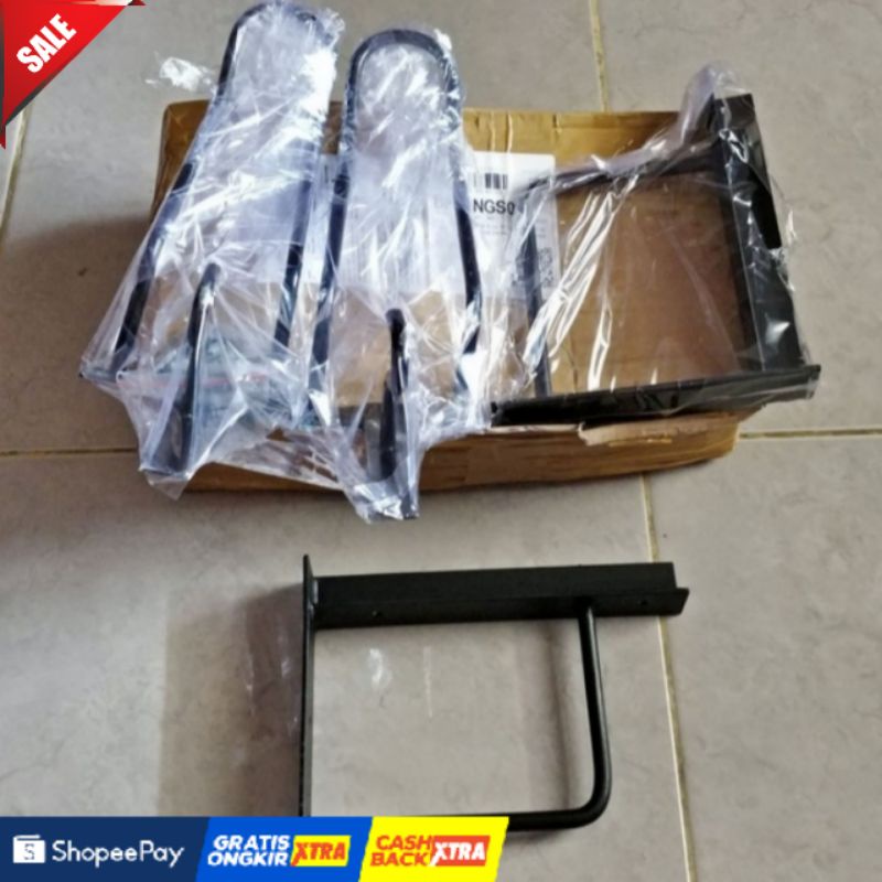 Jual Siku Rak L Plat Besi - Bracket Tembok Penyangga 35cm harga 1 set ...
