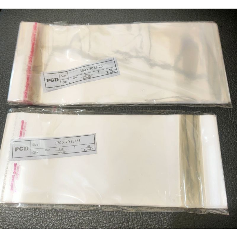 Jual Plastik Opp One Sheet uk 7x17, 18x17, 9x20 isi 100lbr(ECERAN ...