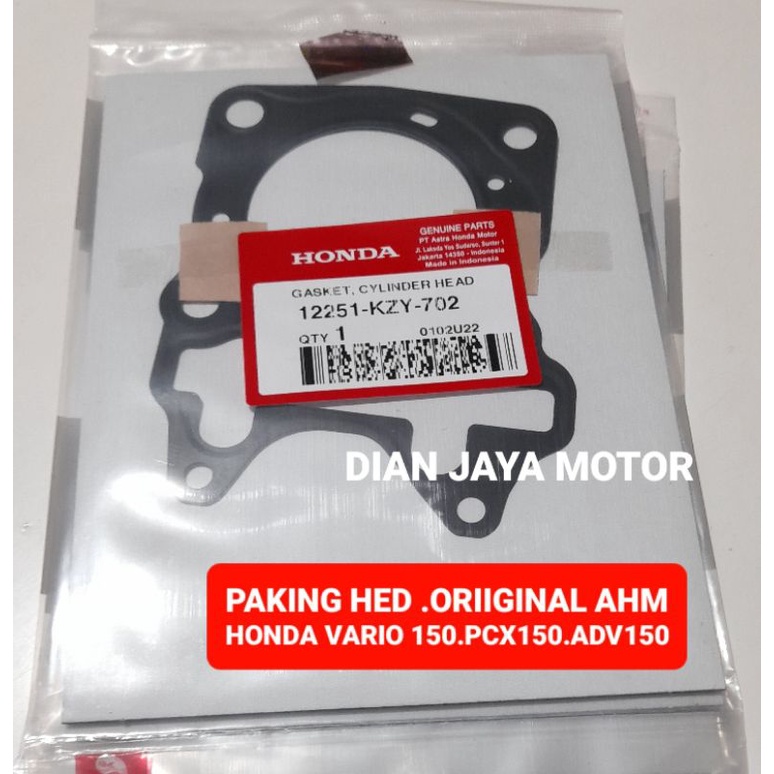Jual ( AHM ) Paking hed paking head kaleng KZY Honda Vario150 pcx150 ...