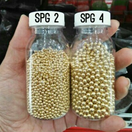 Jual Springkle Gold 50 gr 4mm SPG6-4/Emas/Hiasan Kue/Taburan/Kue Tart ...