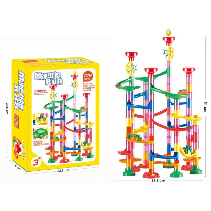 Jual Mainan Marble Run/ Marble Racing Game /Mainan Kelereng Putar ...