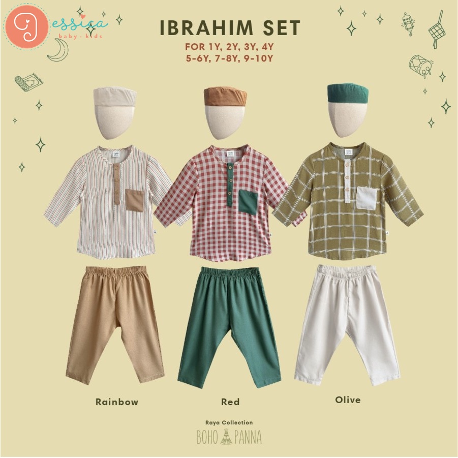 Jual Bohobaby / Bohopanna Raya Collection Ibrahim Set (Koko Set) | Shopee Indonesia
