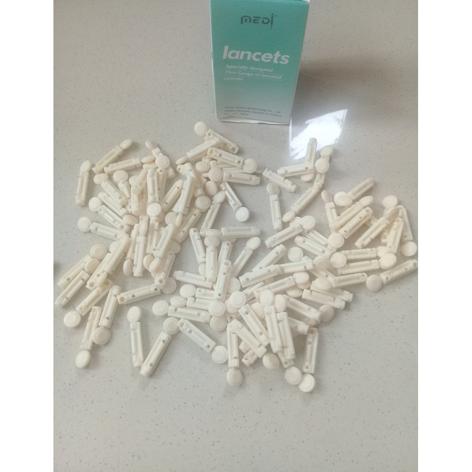 Jual Jarum Sterile Lancet Tip 21g Bekam Darah 100pcs - Med Lancets ...