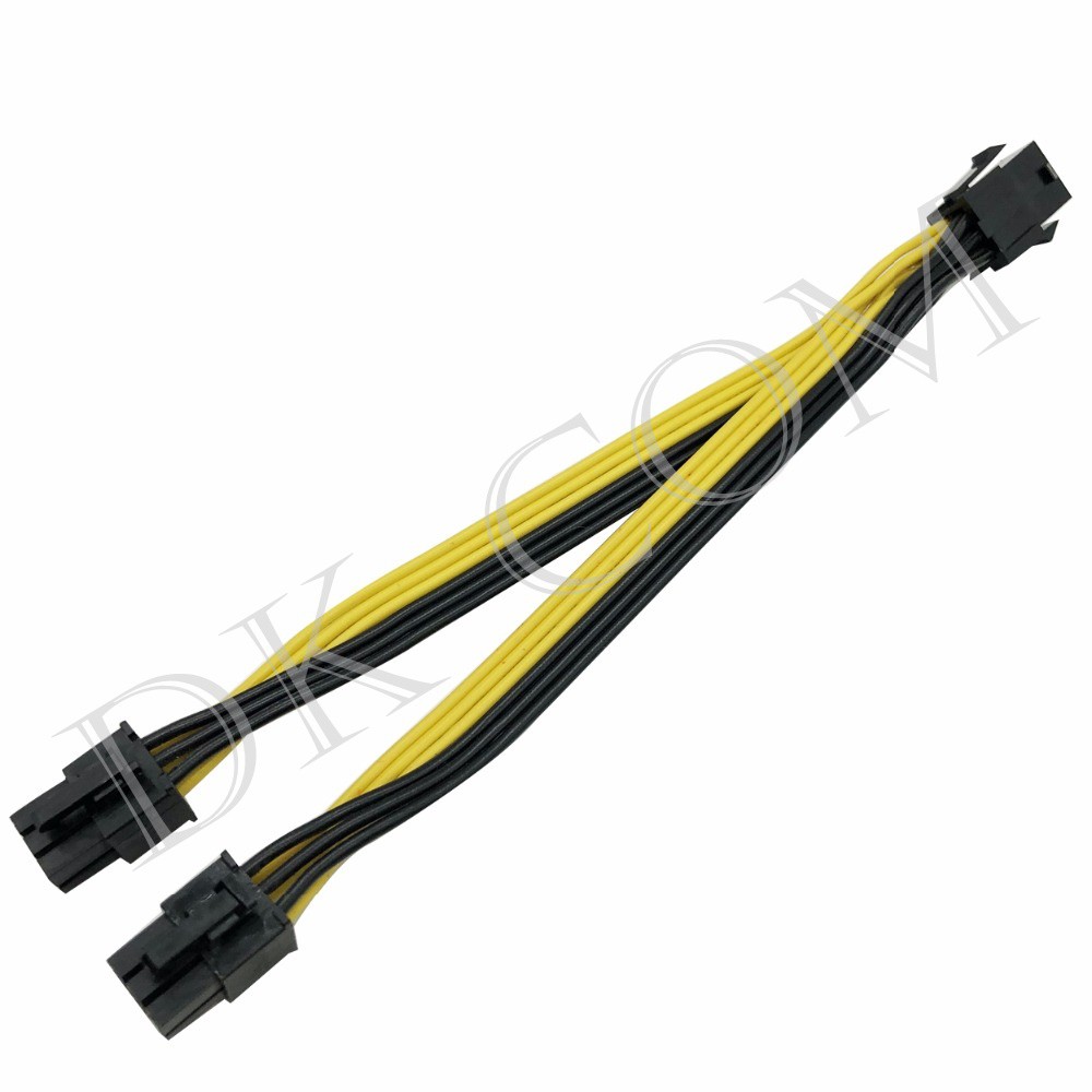 Jual KABEL 6 PIN FEMALE TO DUAL 6 PIN MALE PANJANG 20CM | Shopee Indonesia