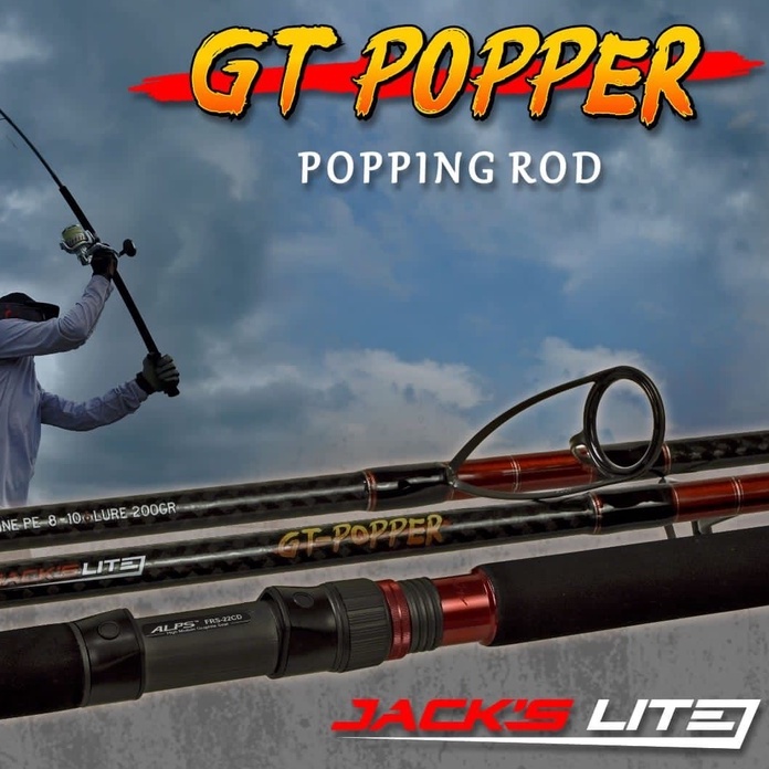 Jual GT LITE POPPER / POPPING ROD BY JACK'S LITE JACK VISION | Shopee ...